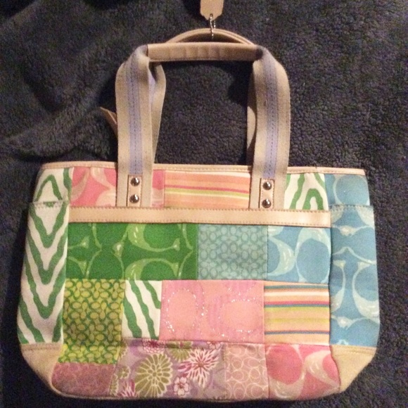 Coach | Bags | Vintage Coach Patchwork Tote | Poshmark